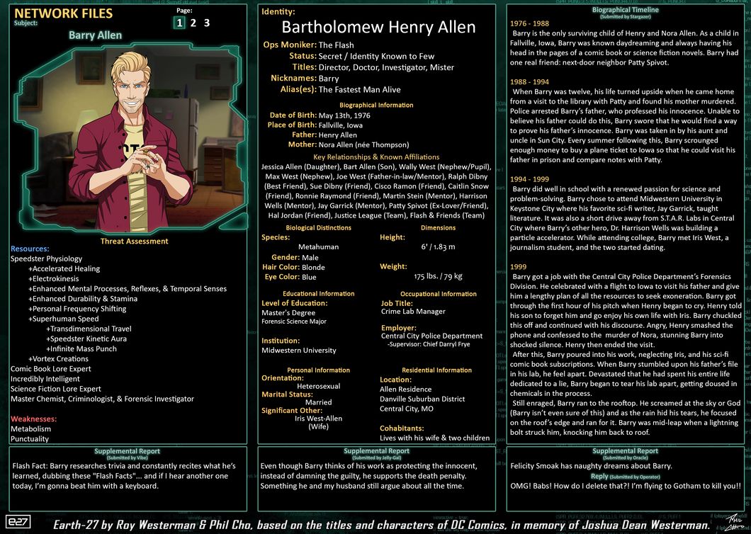 Network Files - Barry Allen 1 | Scrolller