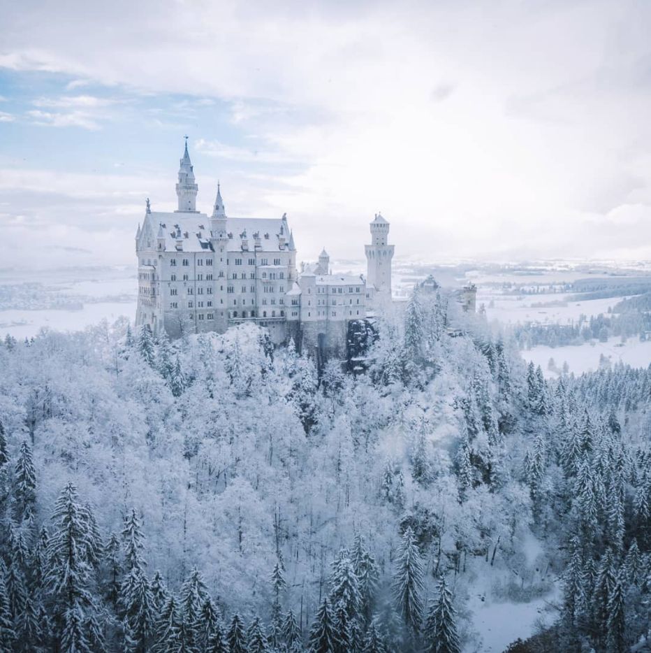 Neuschwanstein Castle, Germany in the winter | Scrolller