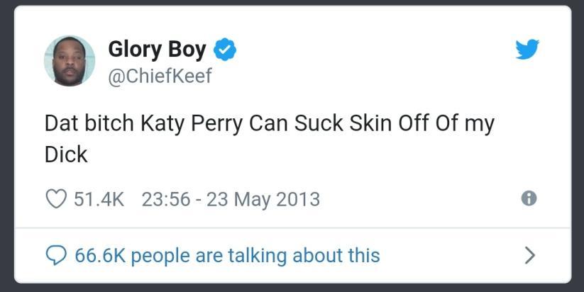 Never forget this legendary chief keef tweet... | Scrolller