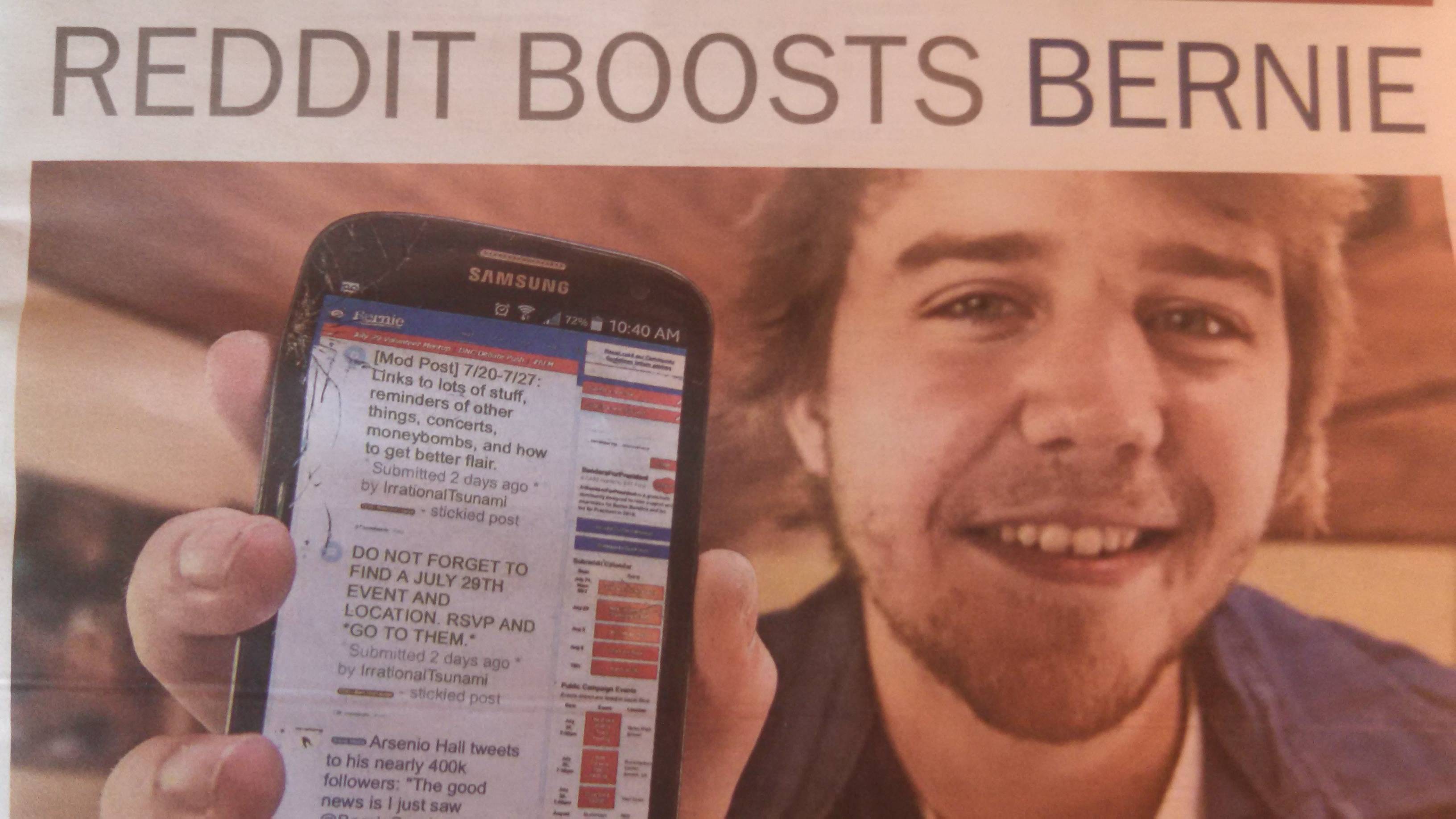 Never thought I'd see Reddit on the front page of the Free Press. | Scrolller