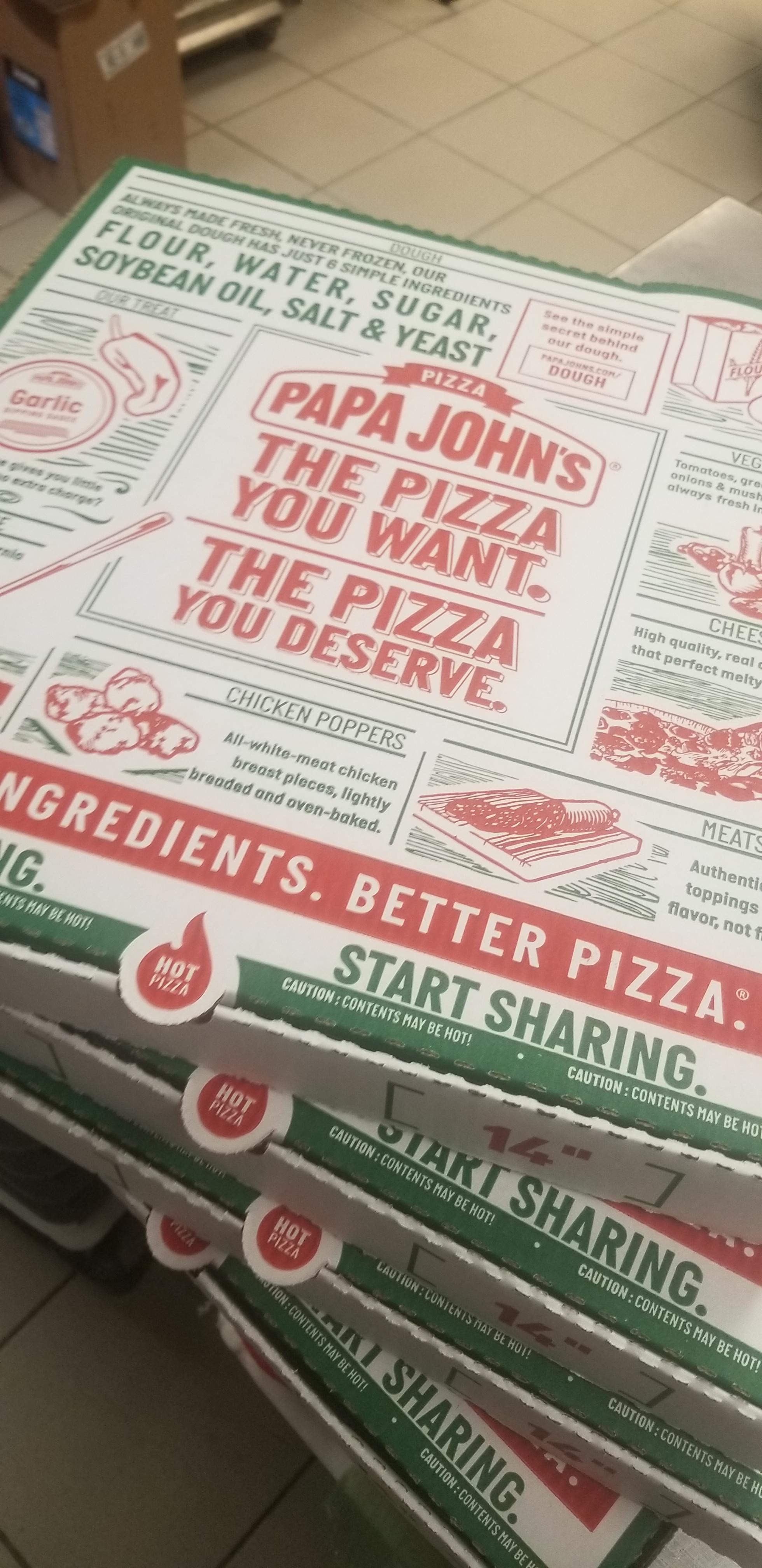 New Boxes At Papa Johns | Scrolller