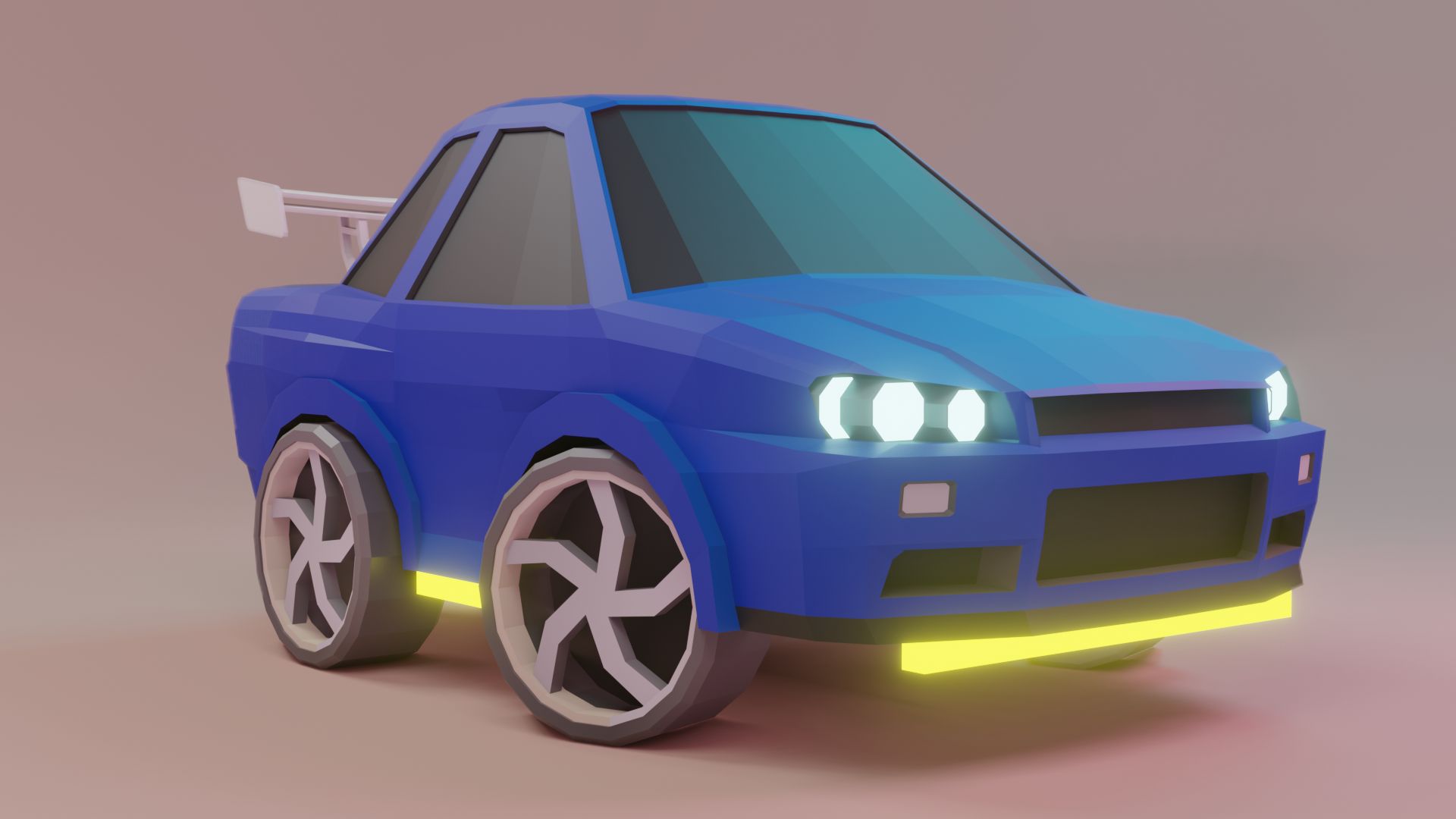 New car for "Mini Racing World" a low poly racing game! What do you think? | Scrolller