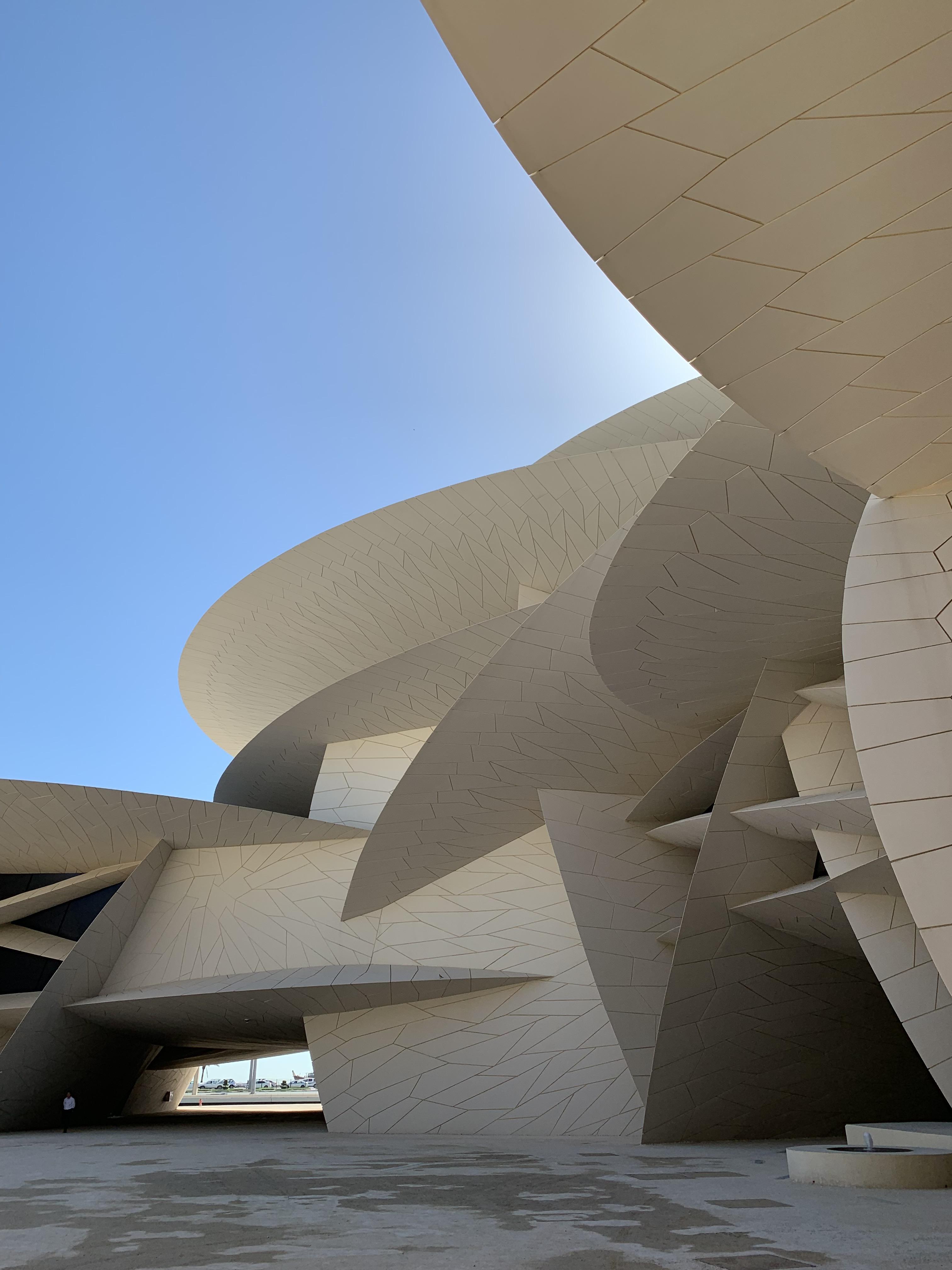 New Doha, Qatar museum inspired by desert rose gypsum crystal | Scrolller