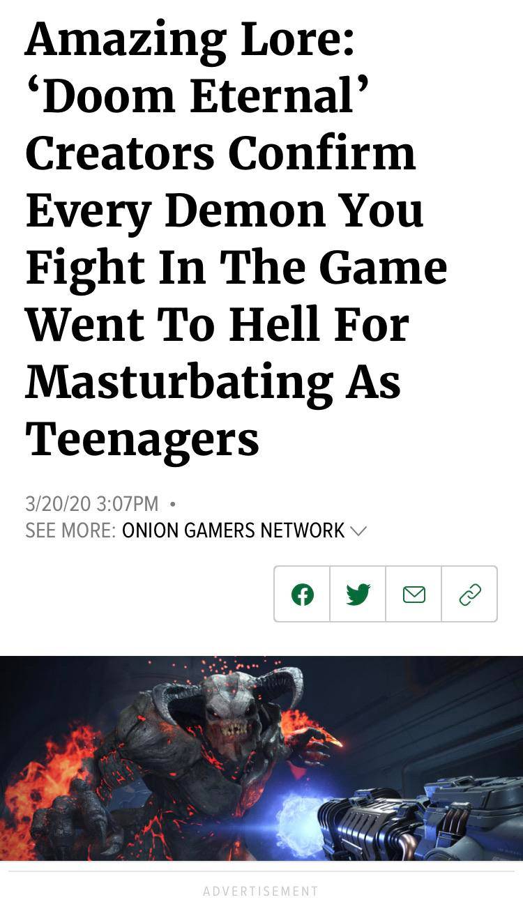 New Doom Eternal lore | Scrolller