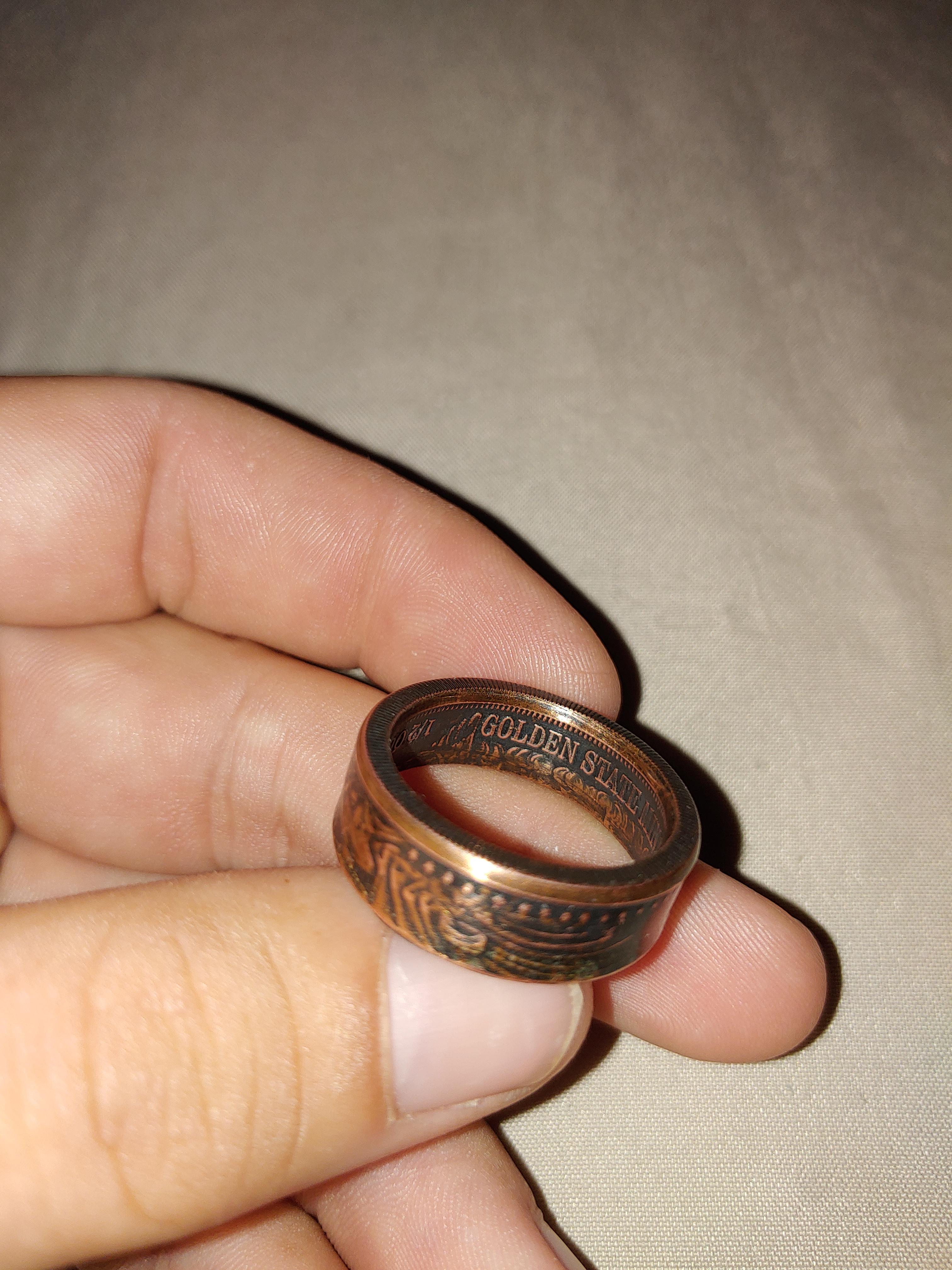 New edition to my EDC, .999 Fine copper ring. | Scrolller