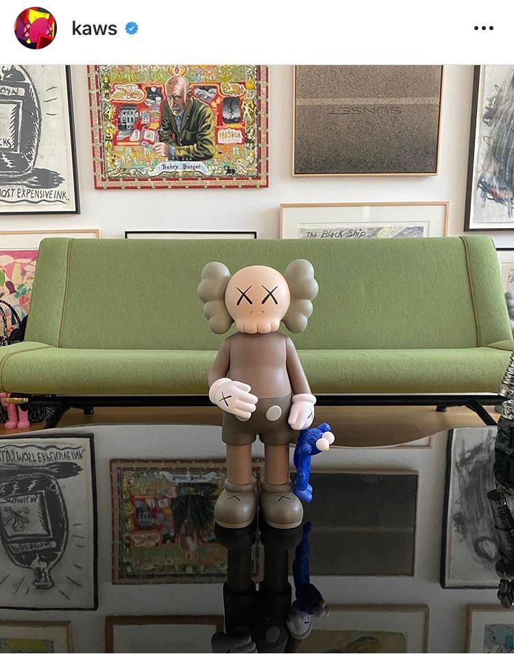 New Figure via Kaws Instagram | Scrolller