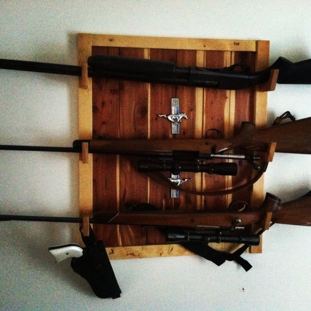 New gun rack. | Scrolller