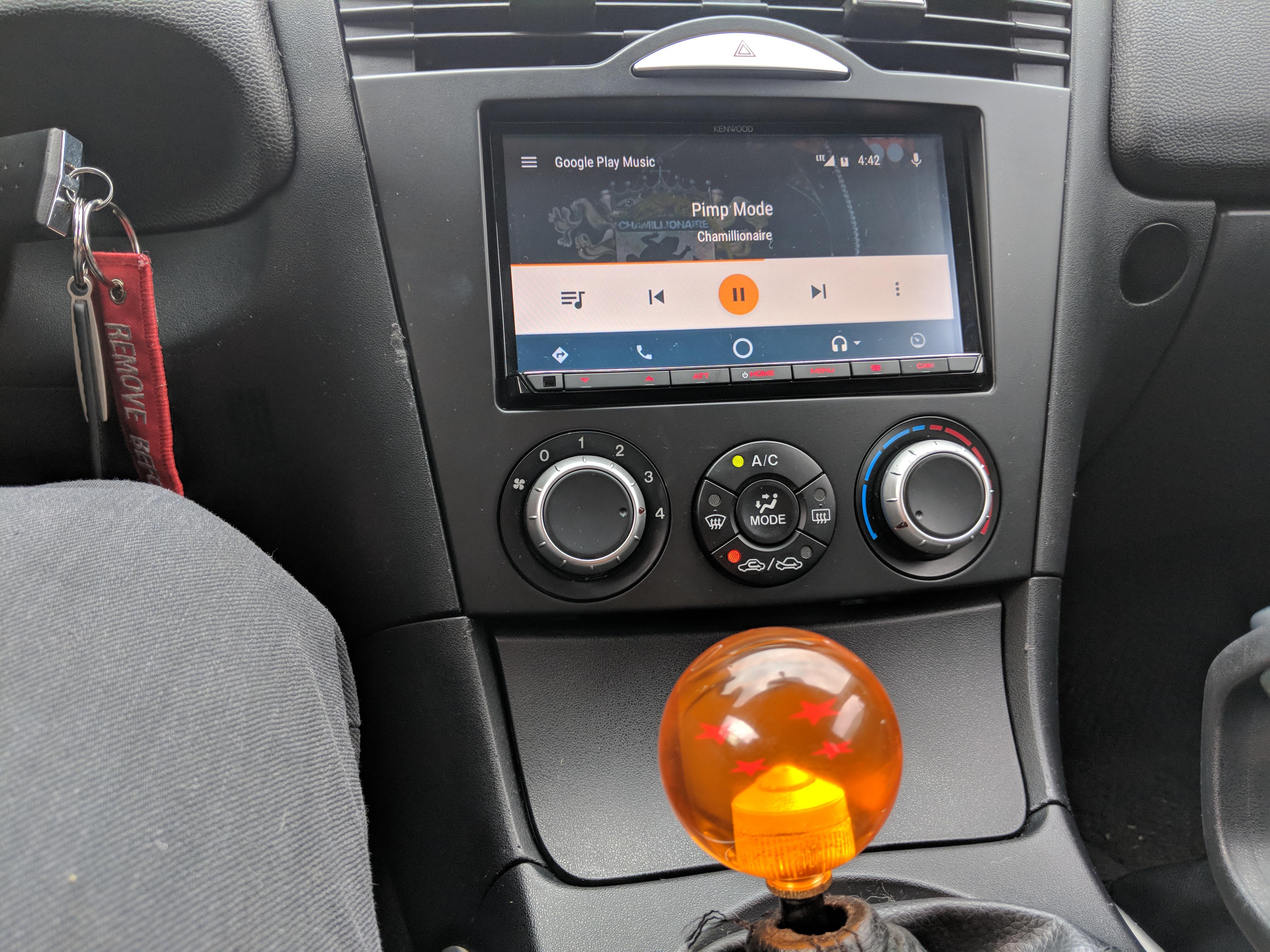 New head unit and shifter knob. | Scrolller