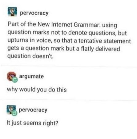 New Internet Grammar | Scrolller