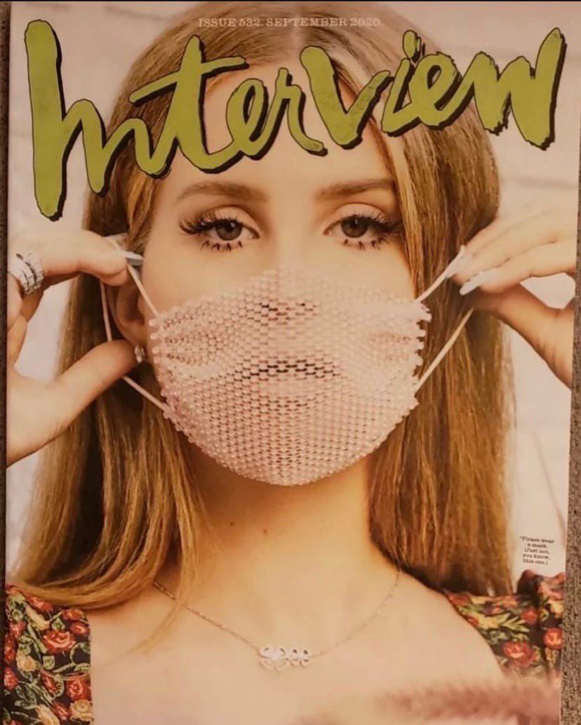 New Interview Magazine cover featuring Lana Del Rey | Scrolller