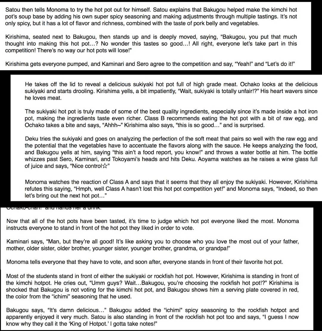 New Kiribaku Moments from the Hot Pot Party Chapter of the Recent Light Novel! | Scrolller