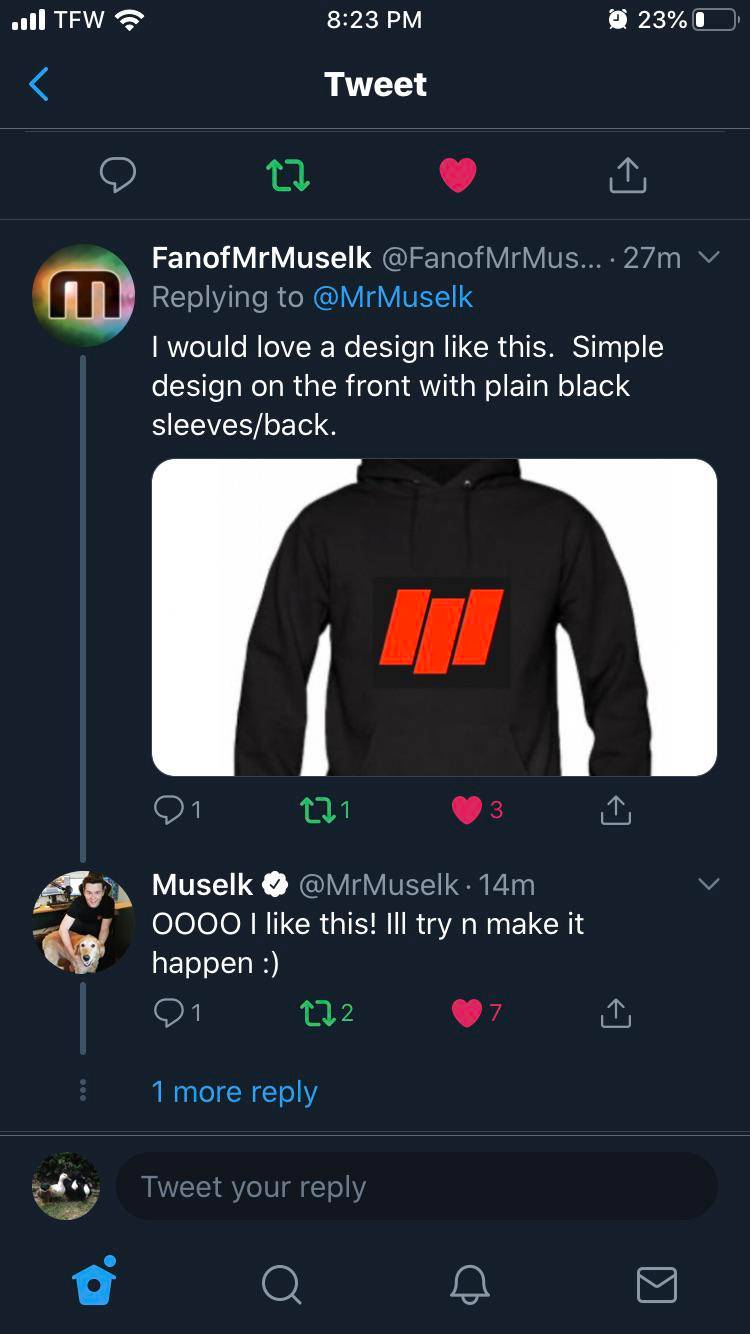 New Muselk merch, potentially? | Scrolller