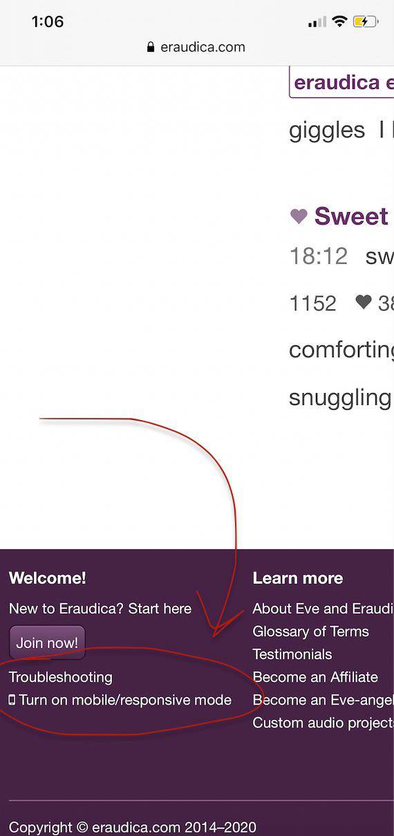 New optional “responsive mode” for eraudica on mobile | Scrolller