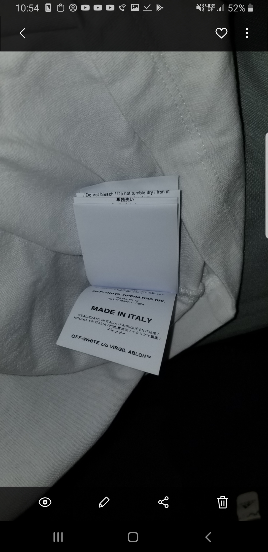 New Simpson's tee tag discrepancy | Scrolller