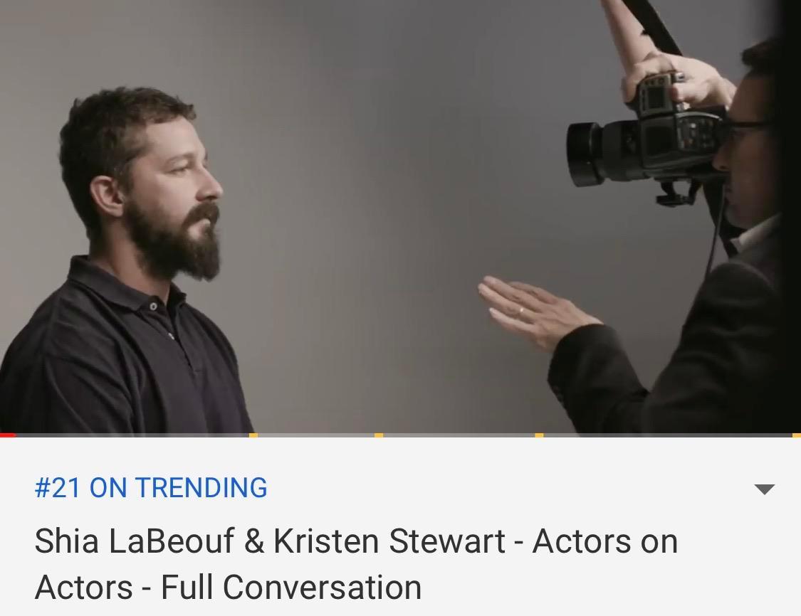 New variety interview video w/ Shia and Kristen Stewart | Scrolller