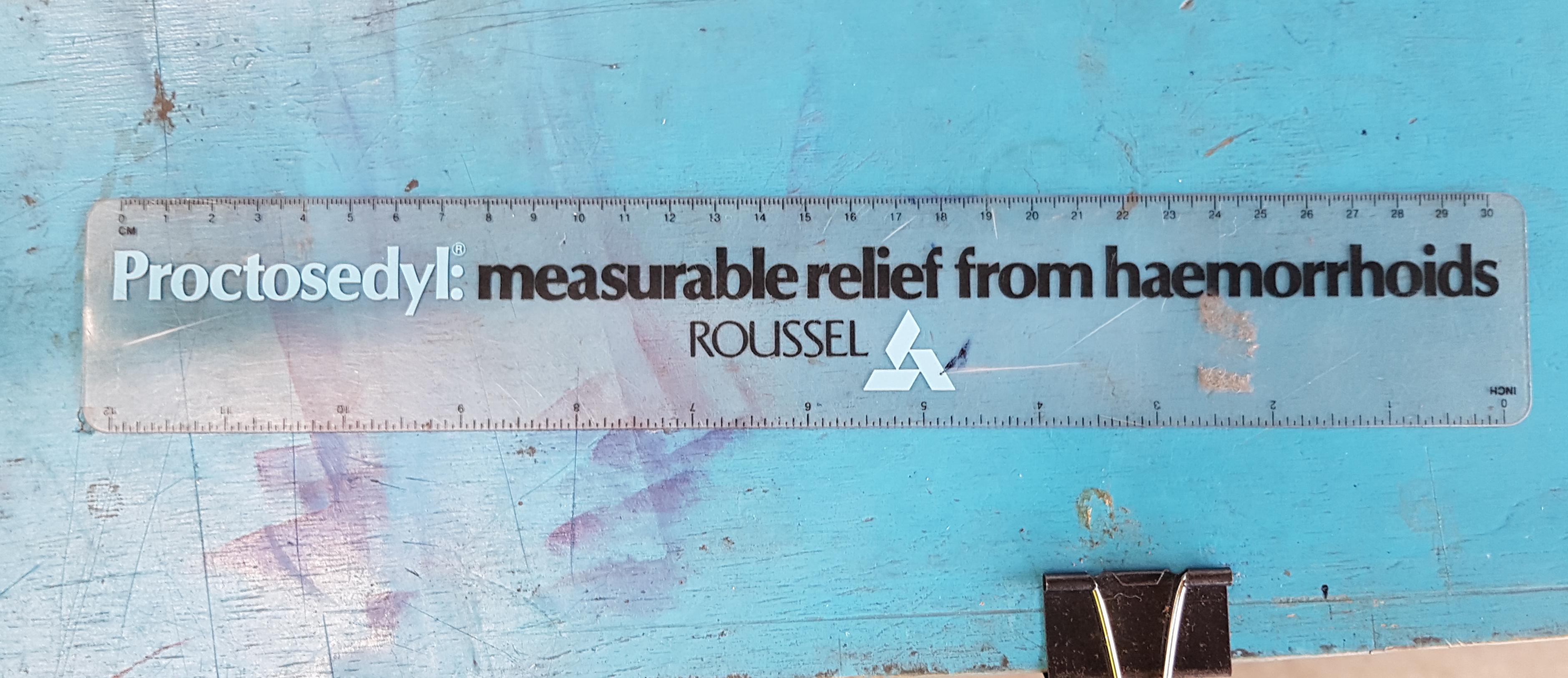 New work ruler 🤙😅. Unsurprisingly it was in the free bin out front ...