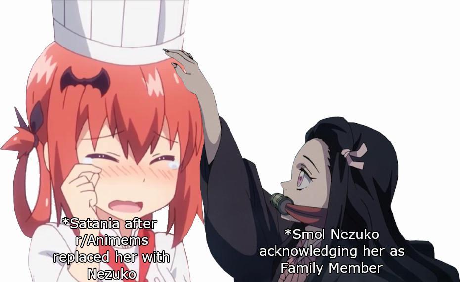Nezuko cares about satania | Scrolller