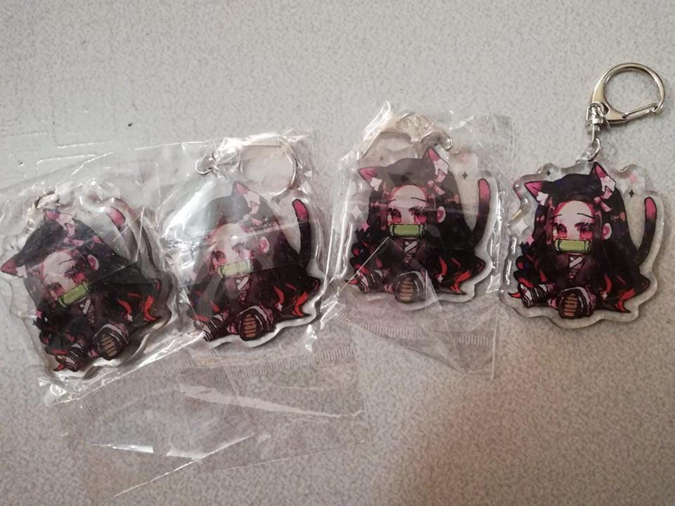 Nezuko keychains made by me :3 | Scrolller