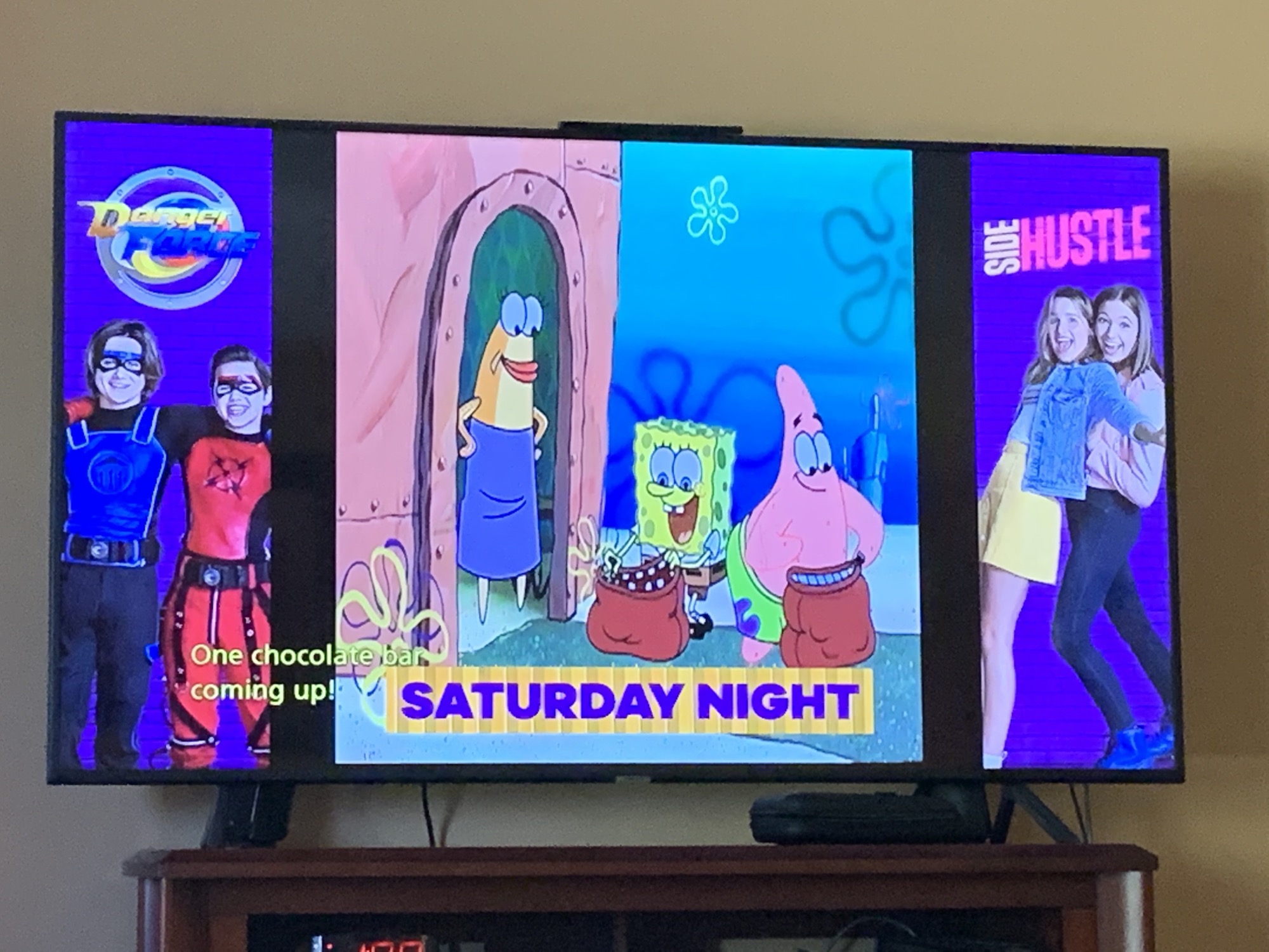 Nickelodeon now has advertising that squishes what your watching, then takes up half the damn ...
