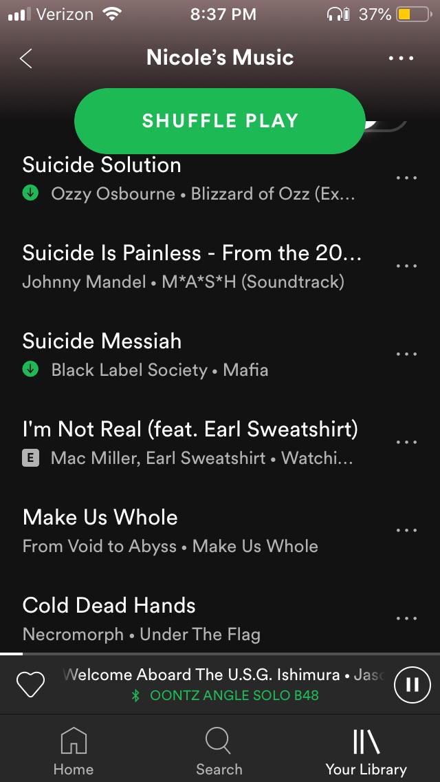 Nicole Brennan’s Spotify Playlist | Scrolller