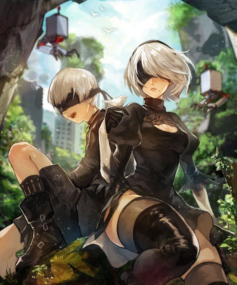 Nier Automata 3rd anniversary by @n_n_nima | Scrolller