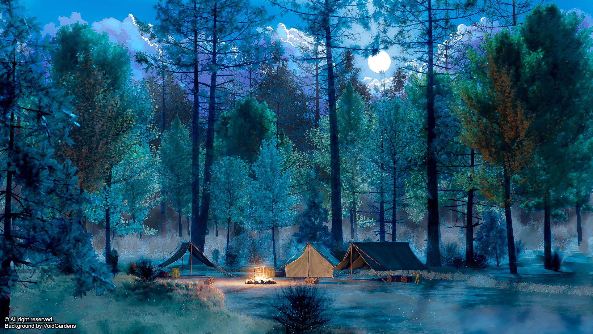 Night camp | Scrolller