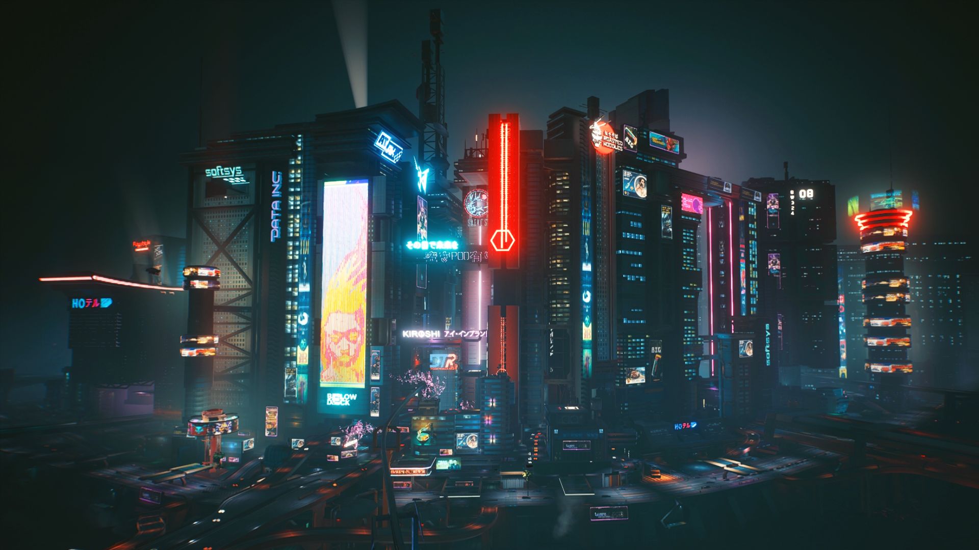 Night City | Cyberpunk 2077 [1920x1080] [OC] | Scrolller