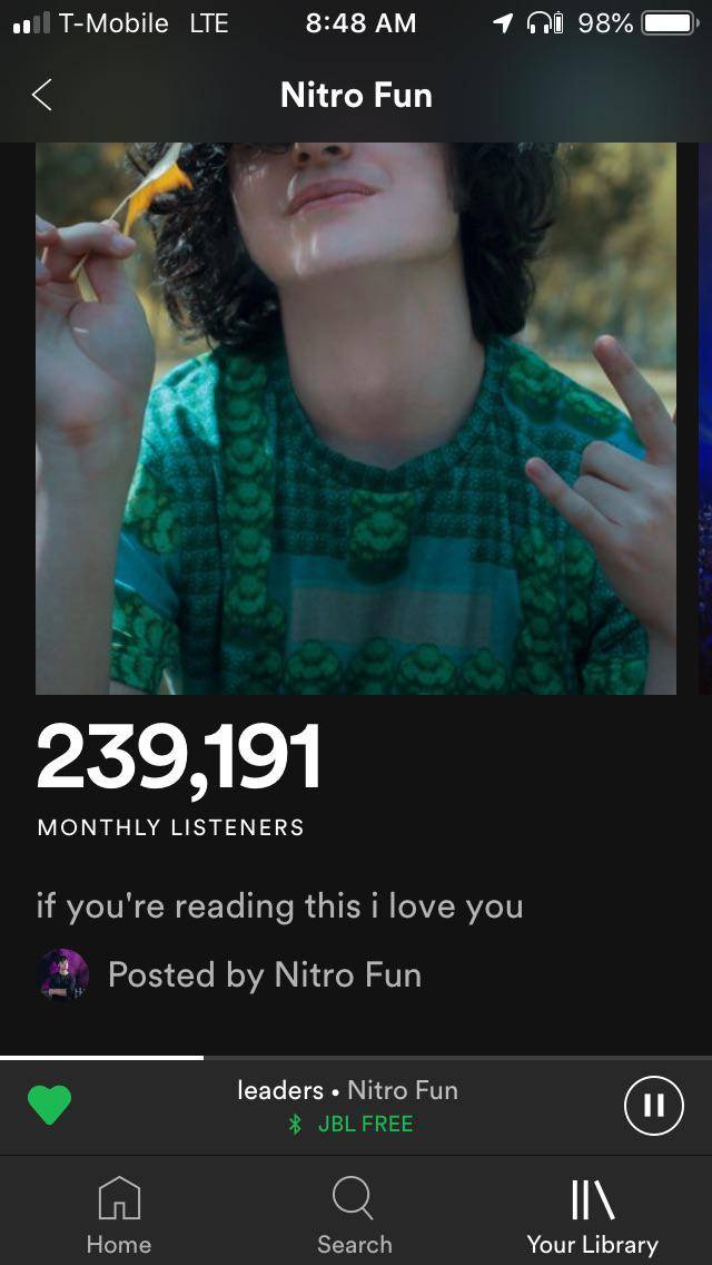 Nitro Fun's bio is pretty good😂 | Scrolller