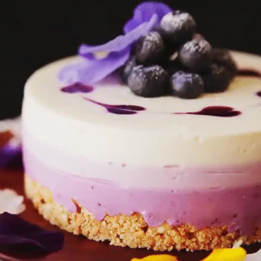No-Bake Blueberry Cheesecake | Scrolller