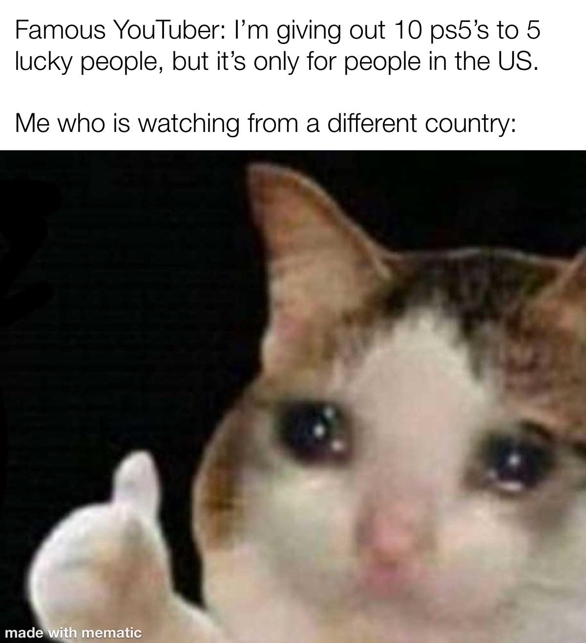 No giveaways for us | Scrolller