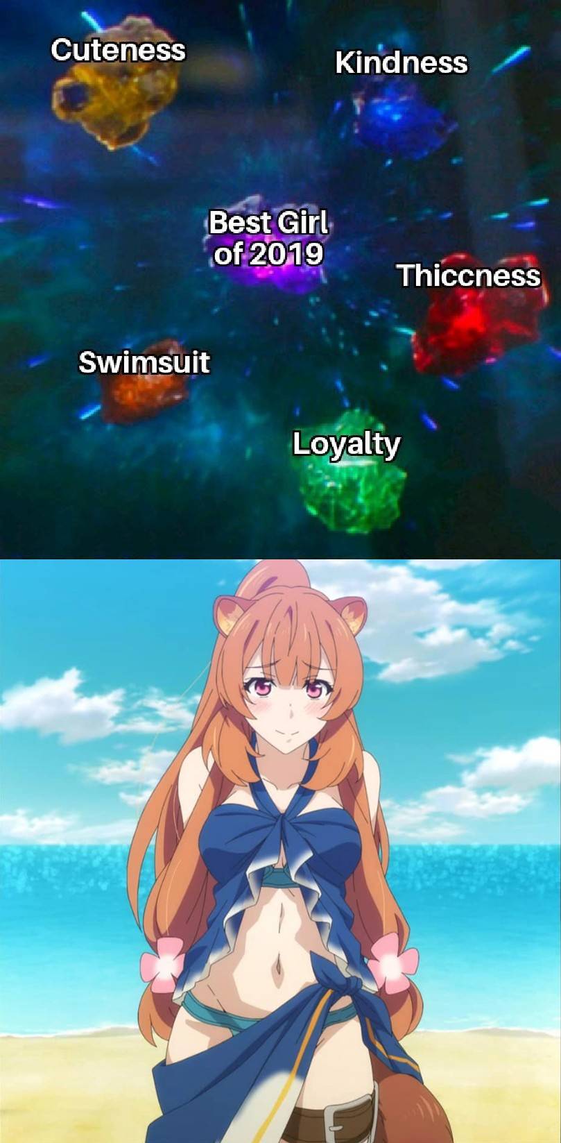 No Nut November Swimsuit Raphtalia #1 | Scrolller