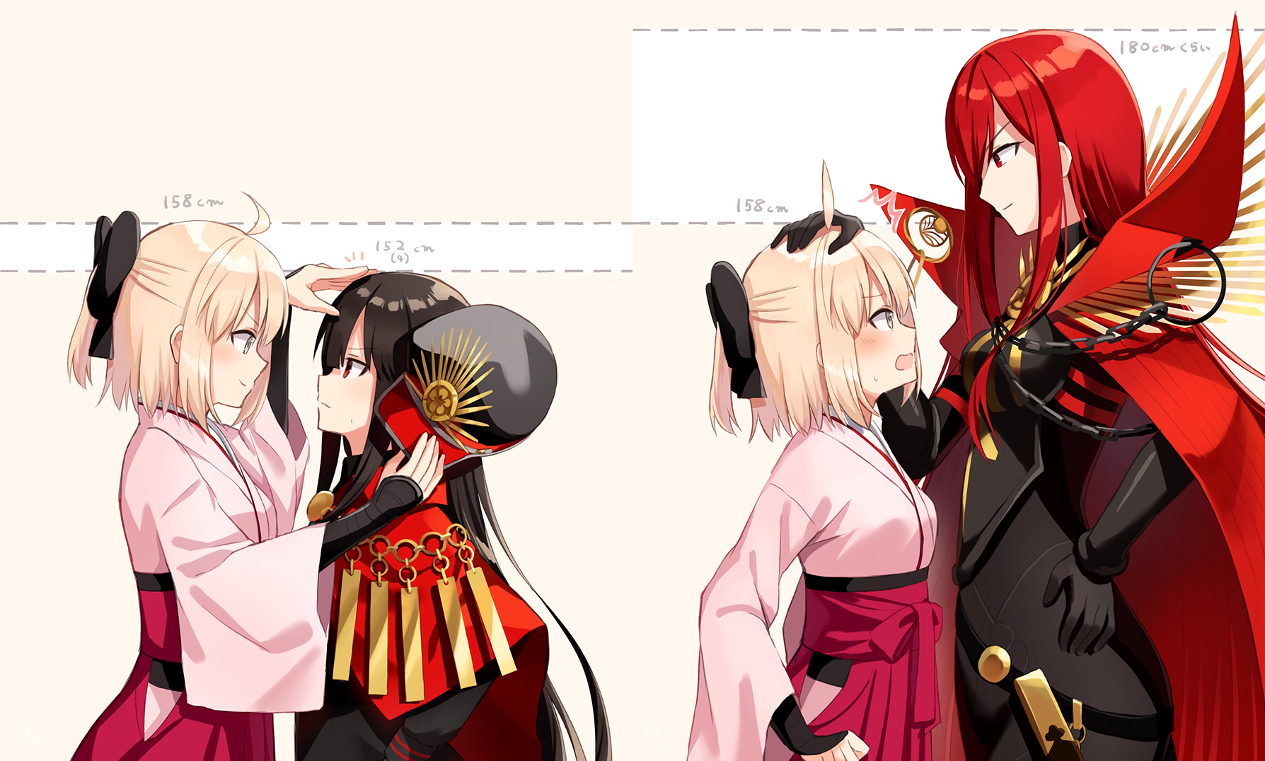 Nobu and Okita Height Difference | Scrolller