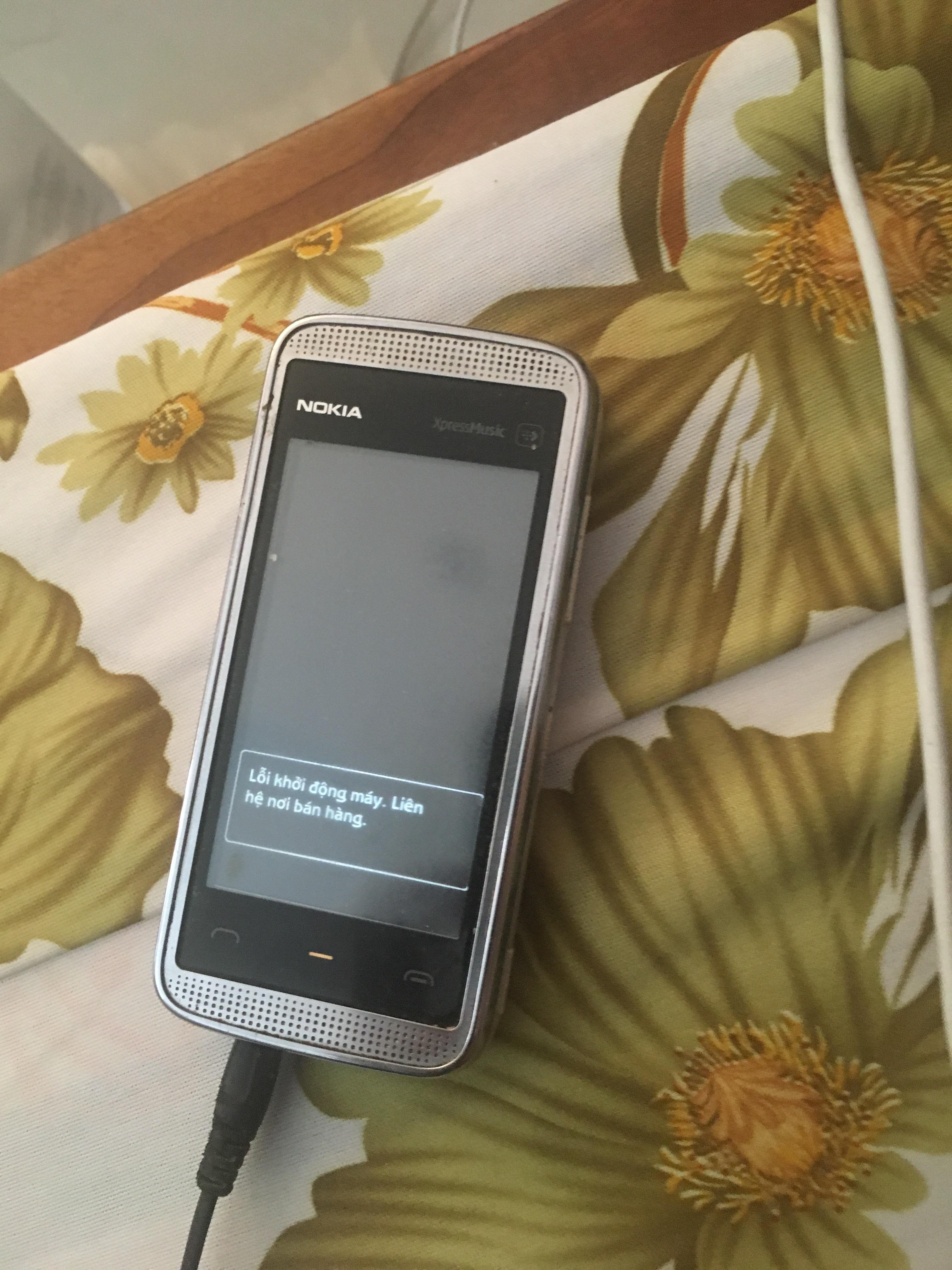 Nokia 5530: Phone startup failed. Please contact reseller | Scrolller