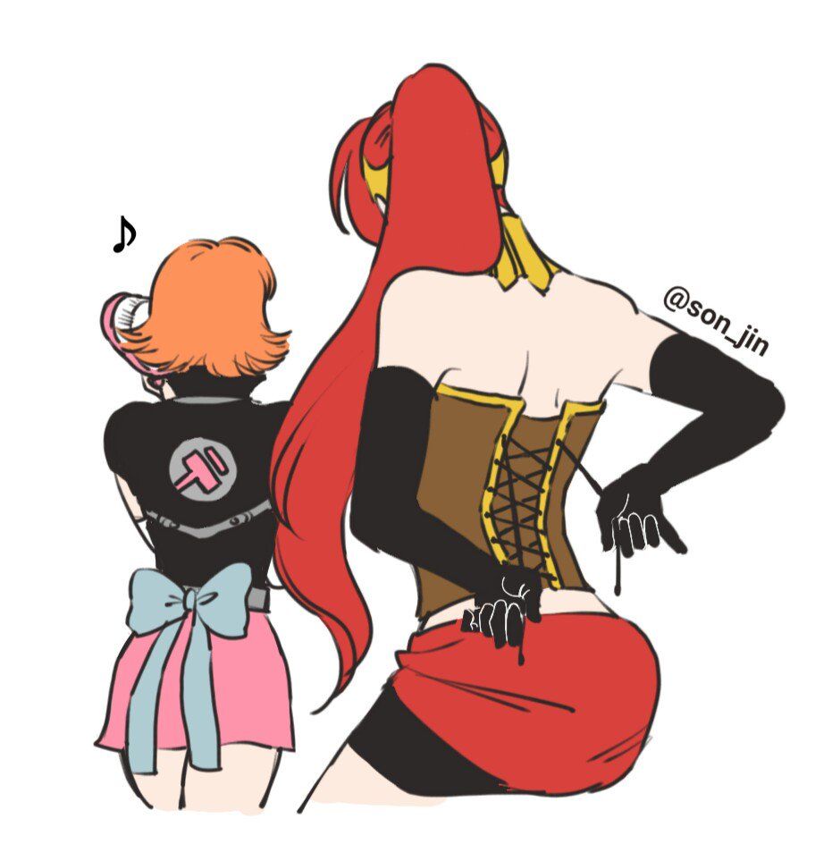 Nora and Pyrrha dressing up (son_jin) | Scrolller