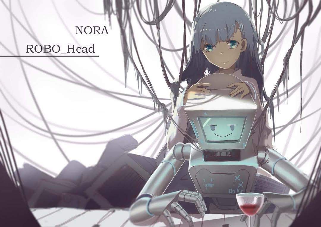 Nora and ROBO_Head | Scrolller