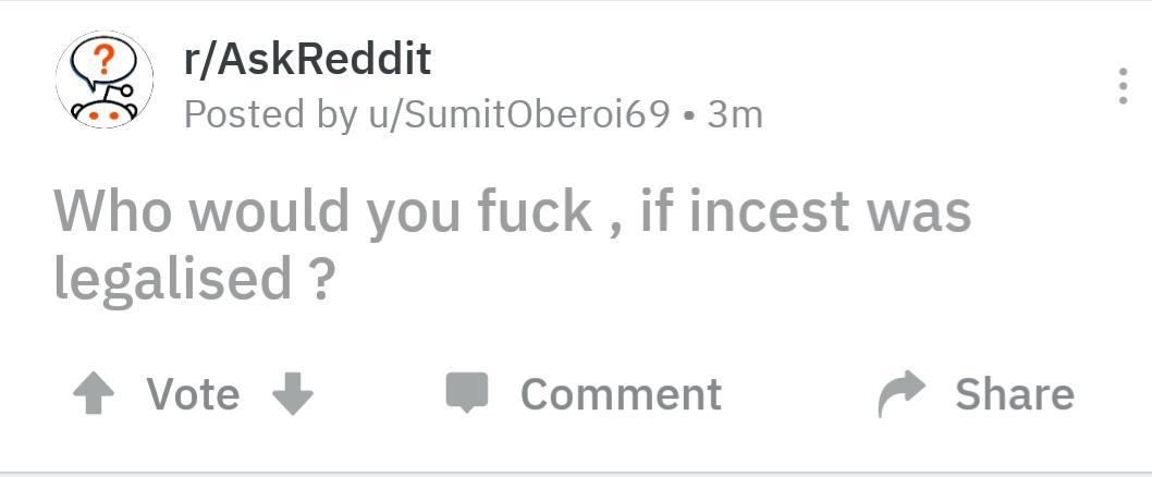 Normal question to begin the day | Scrolller