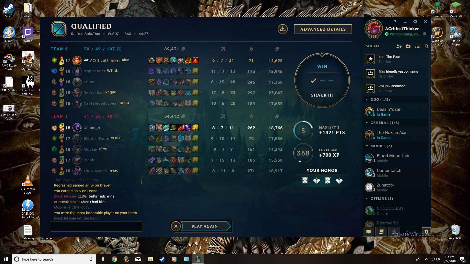 Not a Leona Main but during my Fill Adventures I have been playin her a bit... | Scrolller