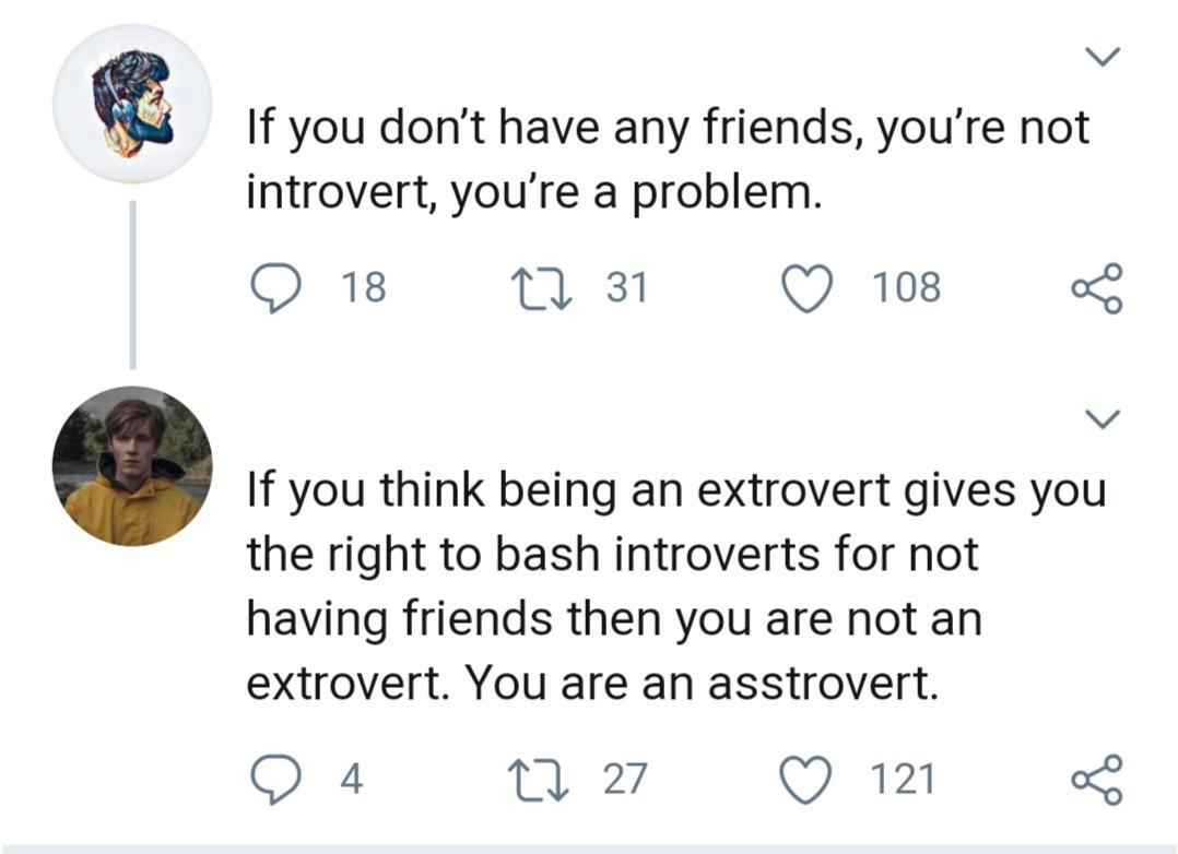 Not an extrovert | Scrolller