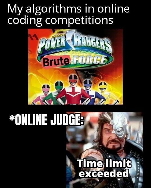 Not that I always use brute force algorithms 😂 | Scrolller