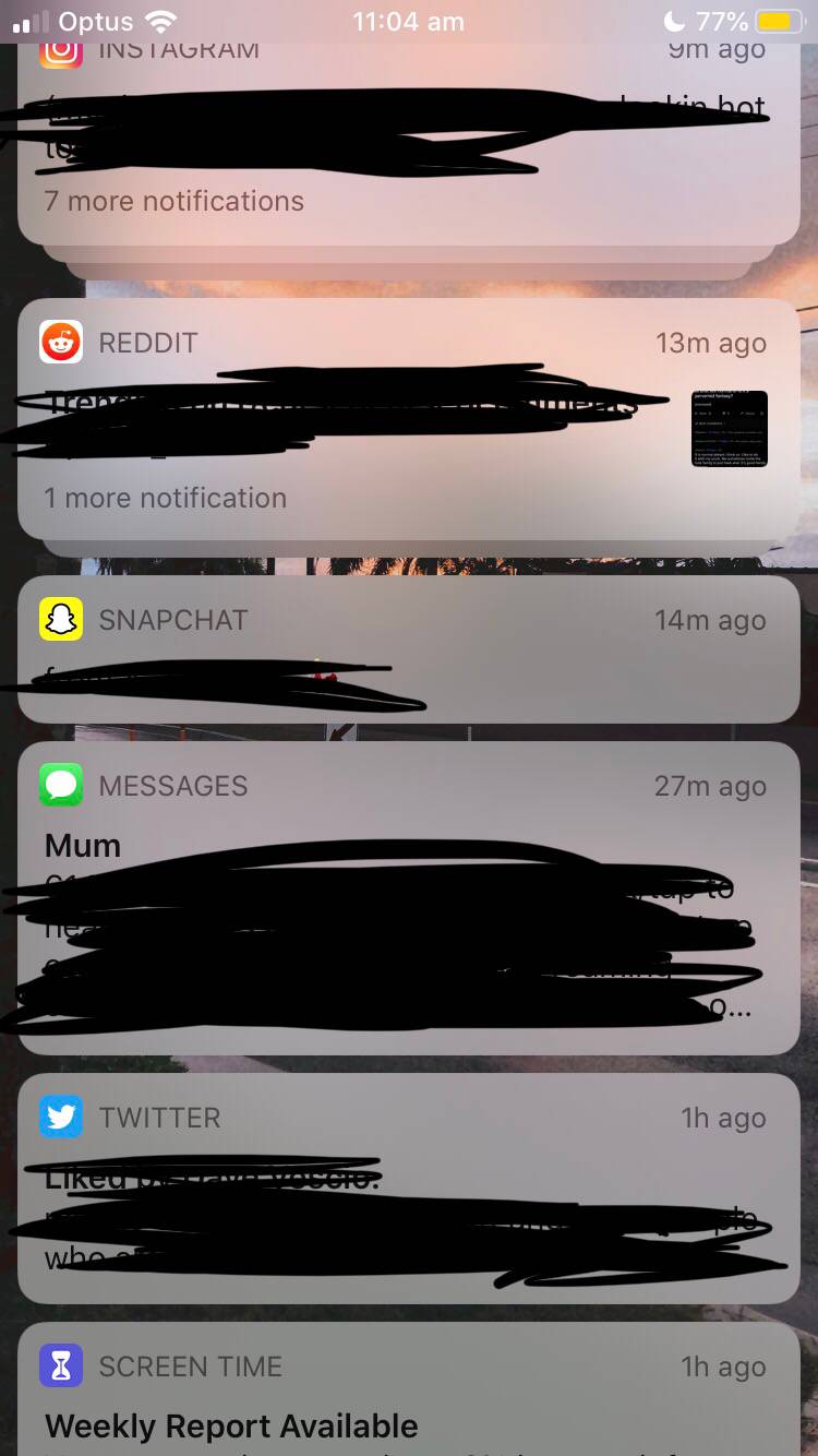 not the most satisfying thing ever but my notifications are in rainbow order currently! | Scrolller