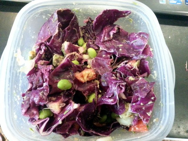Nothing beats a Purple Cabbage Salad for lunch! (Recipe in comments) | Scrolller