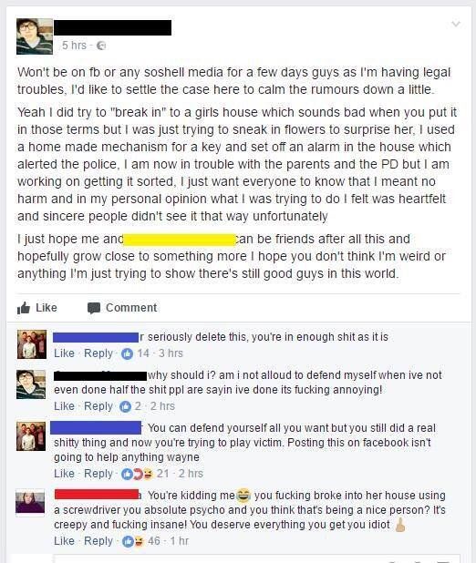 Nothing says "I care" like forced entry. | Scrolller