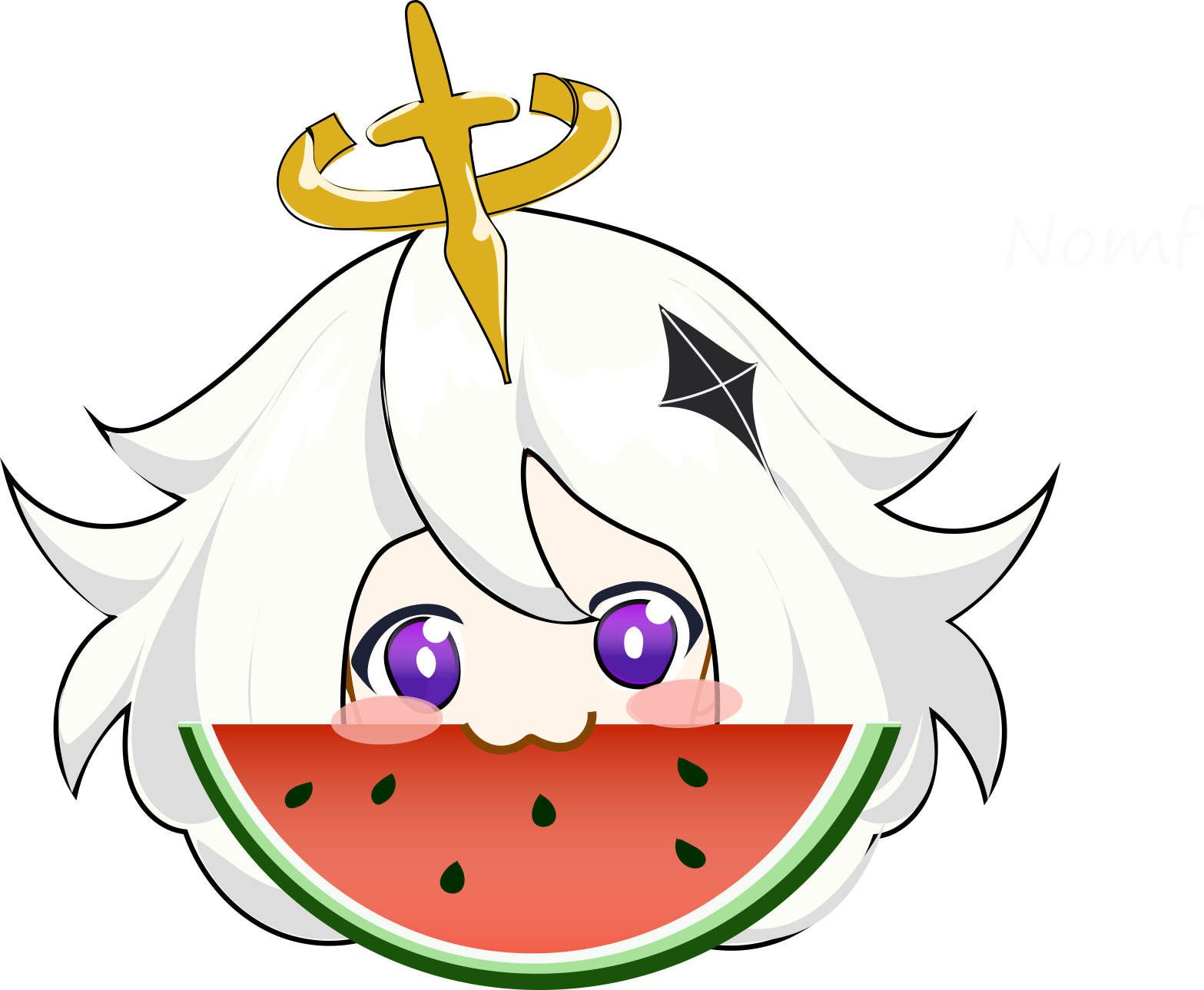 Discover more like Genshin_Impact: Nothing says summer more than watermelon :3 time to nomf and ...