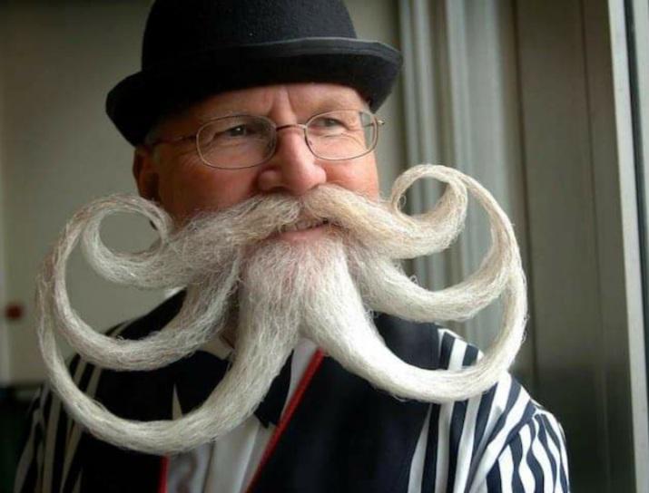 Now that's one manicured moustache. | Scrolller