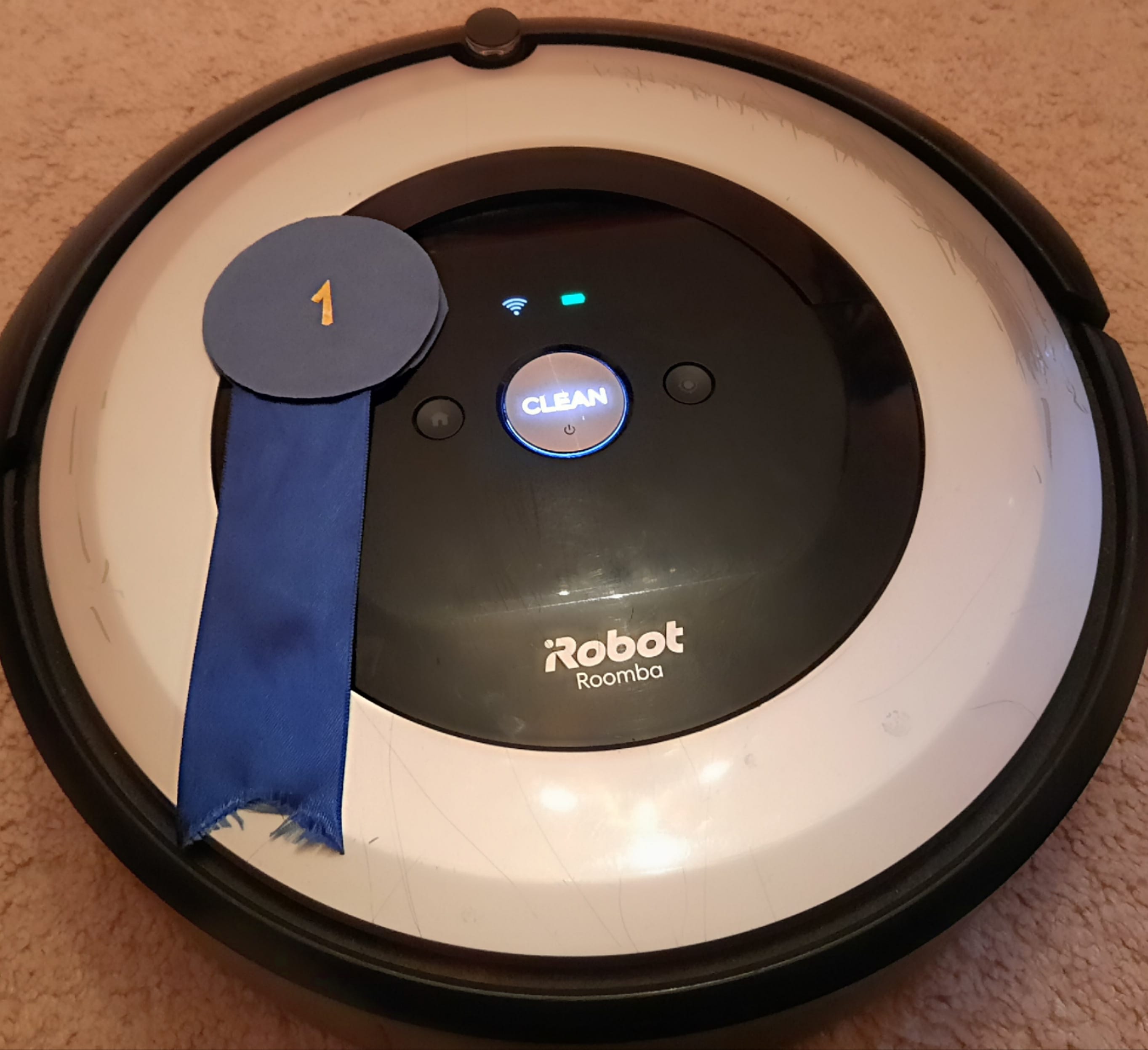 Number 1 ribbon for this amazing roomba! | Scrolller