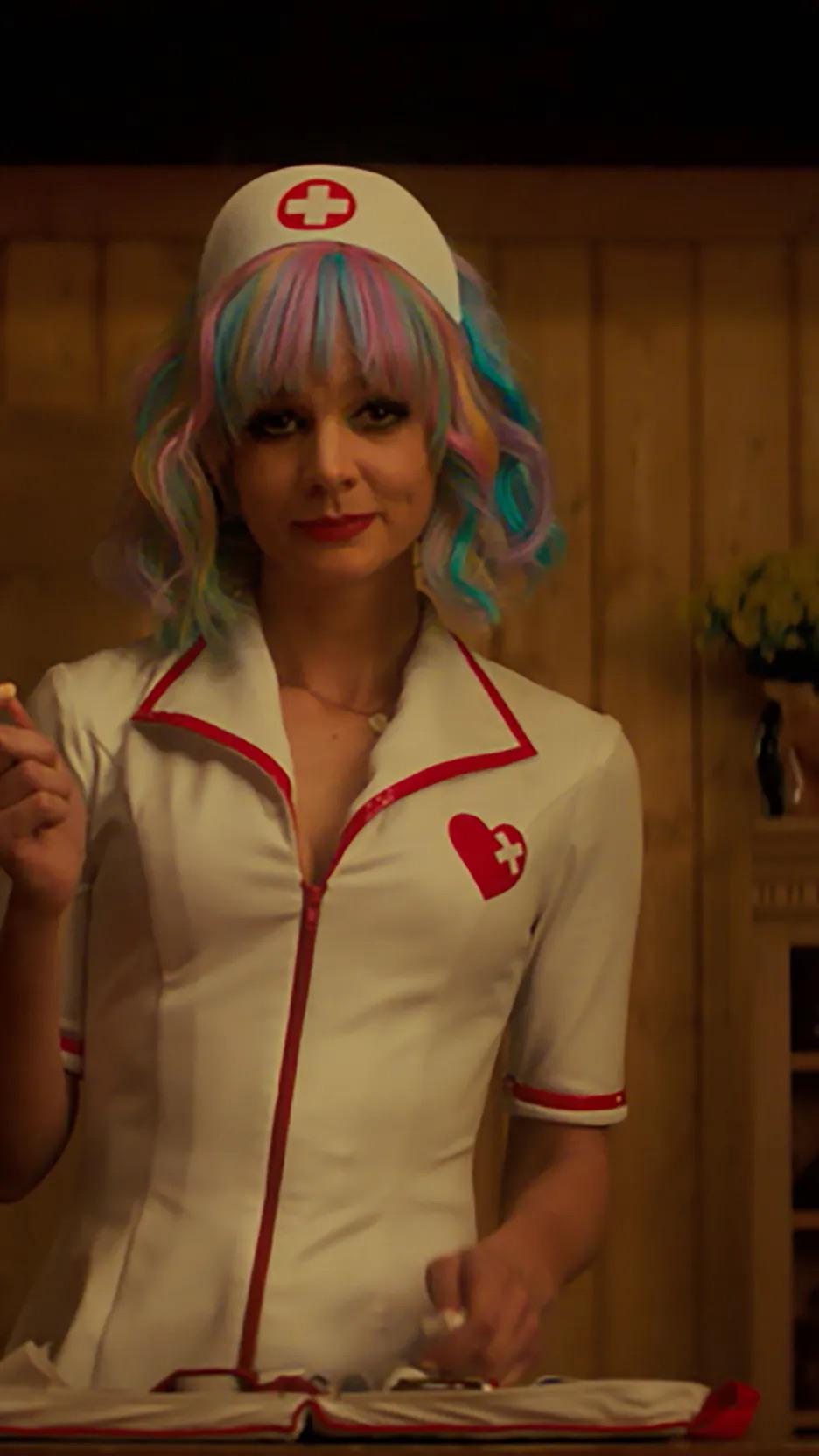 Nurse Carey Mulligan ready to help you with your sperm donation. | Scrolller