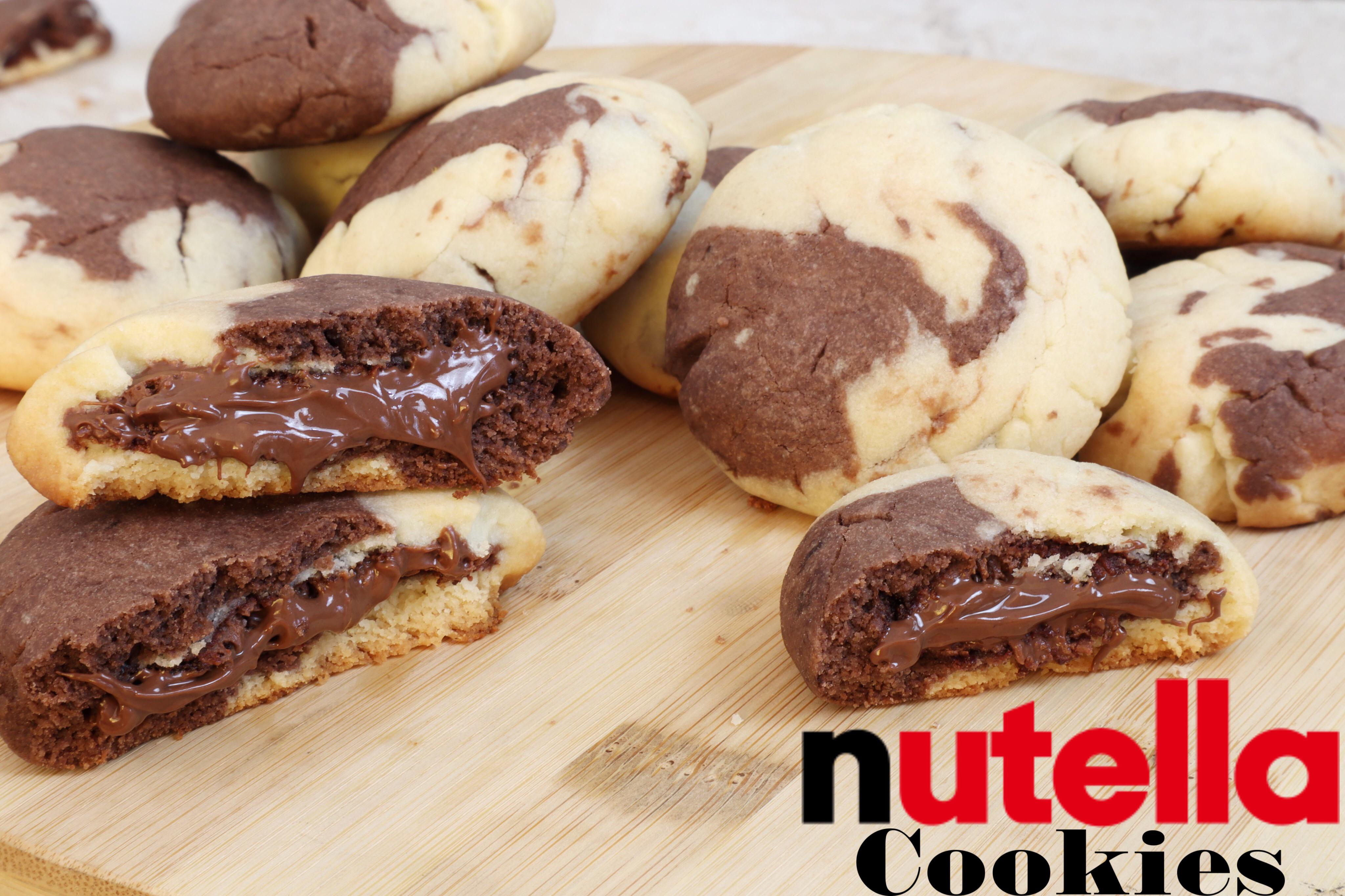 Nutella stuffed marble cookies | Scrolller