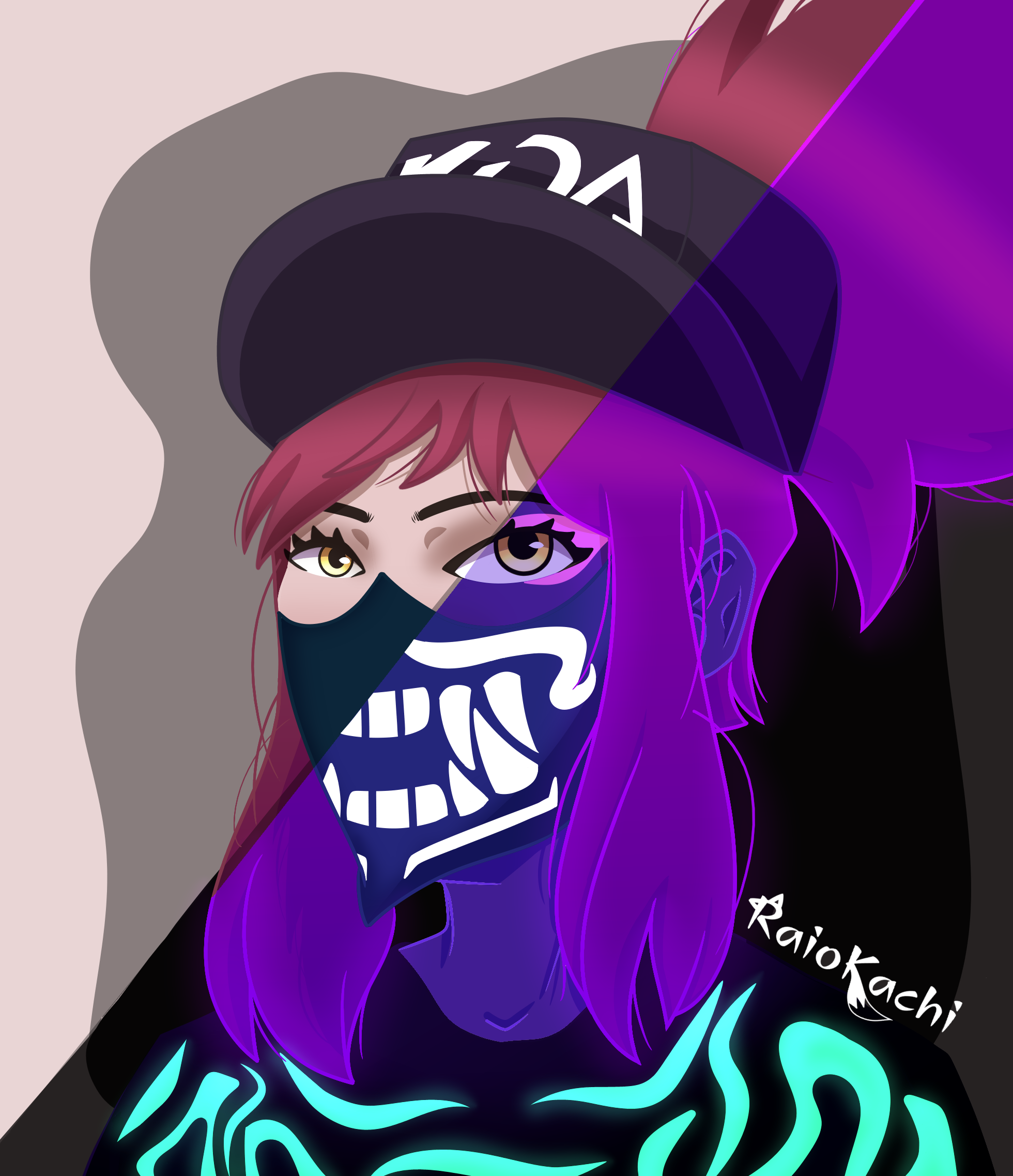 OC/ AKALI FANART NEON NEON NEON AKALI | Scrolller