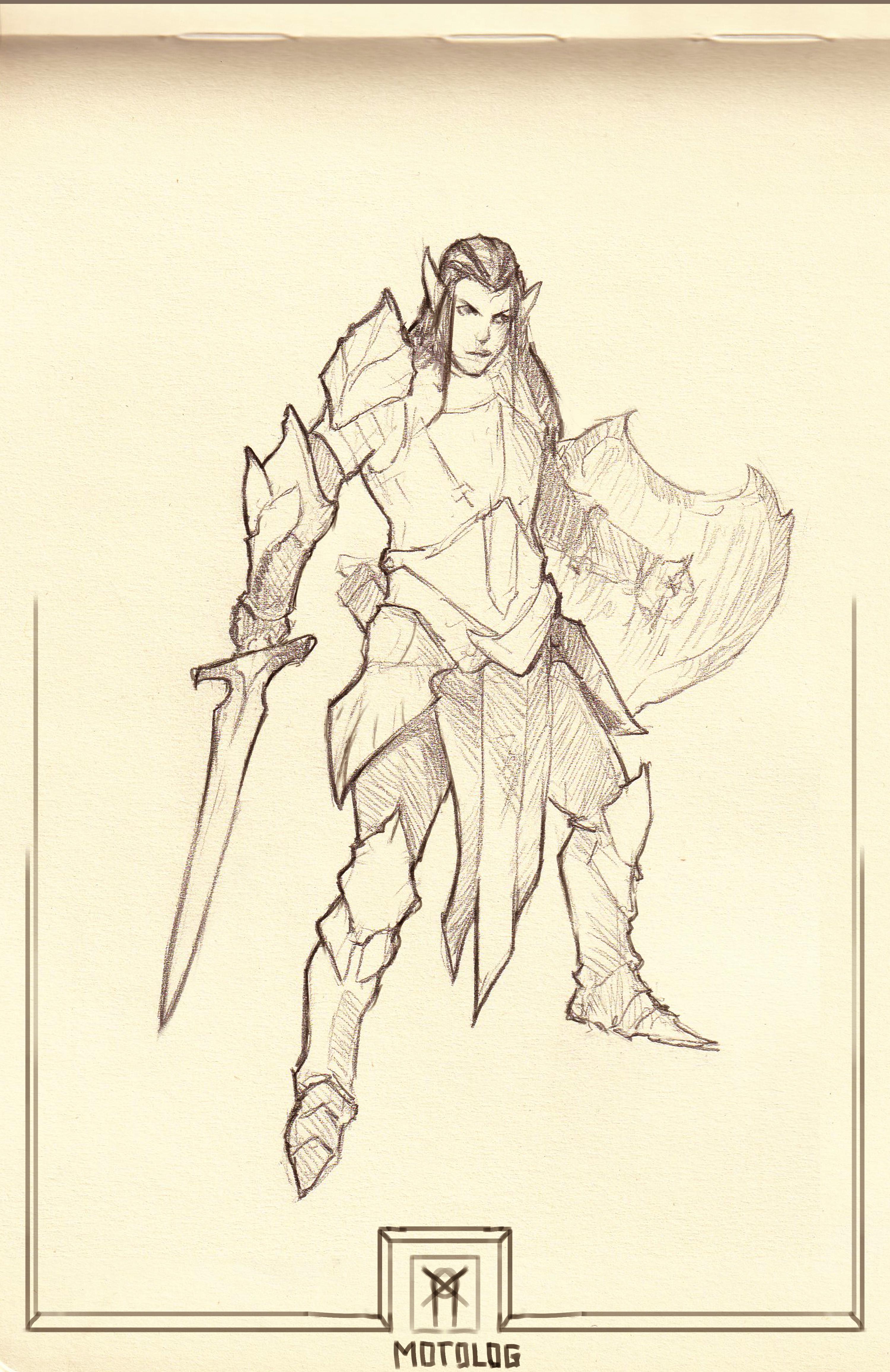 [OC] [ART] Elf knight | Scrolller
