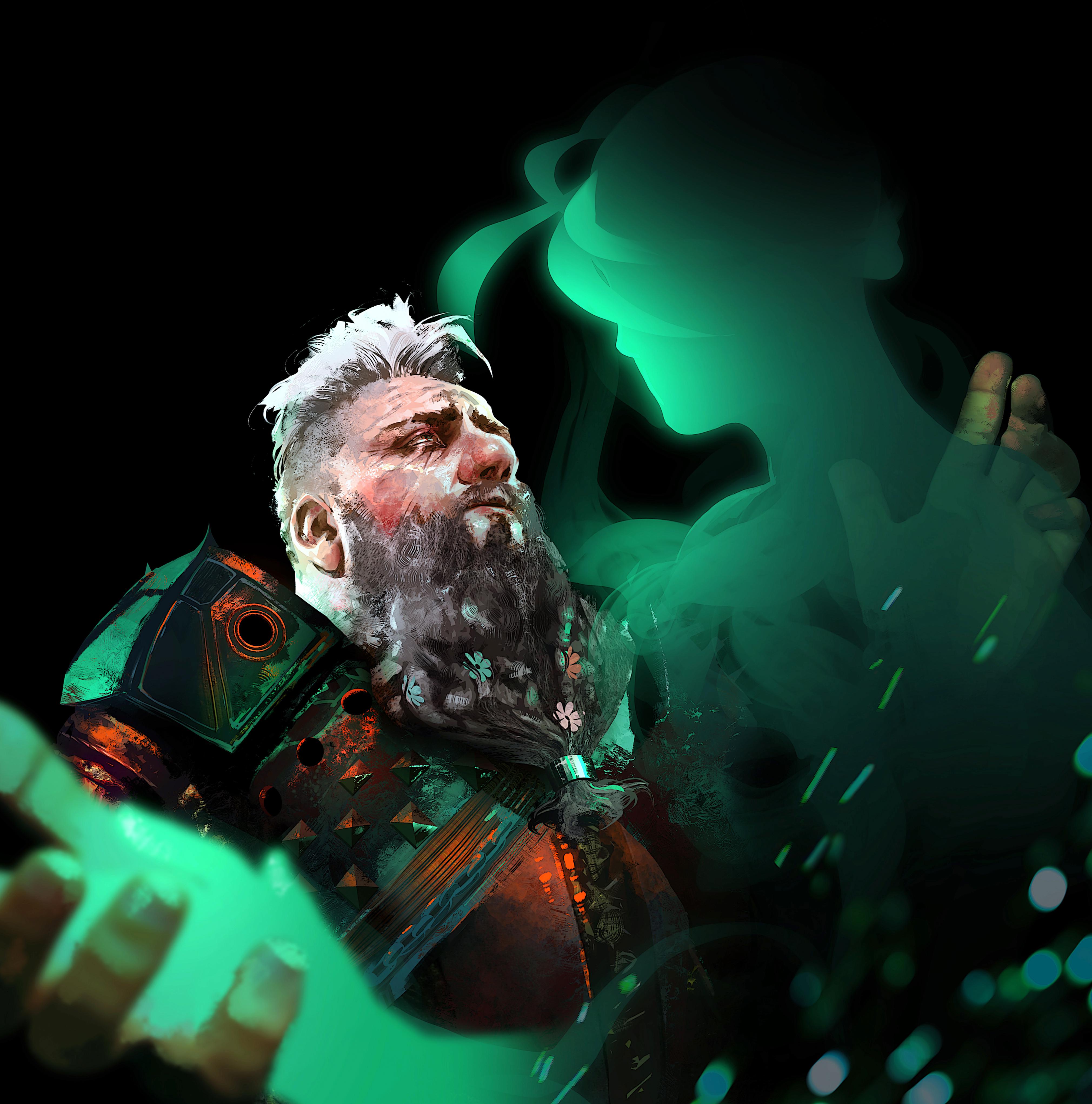 [OC][ART] My barbarian Dwarf and his long lost wife by u/anermik | Scrolller